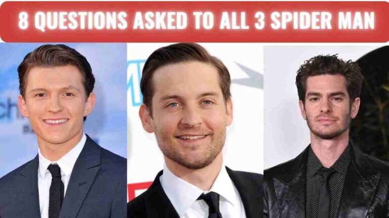 8 Ultimate Questions asked to all 3 Spider Man during the Interview ...