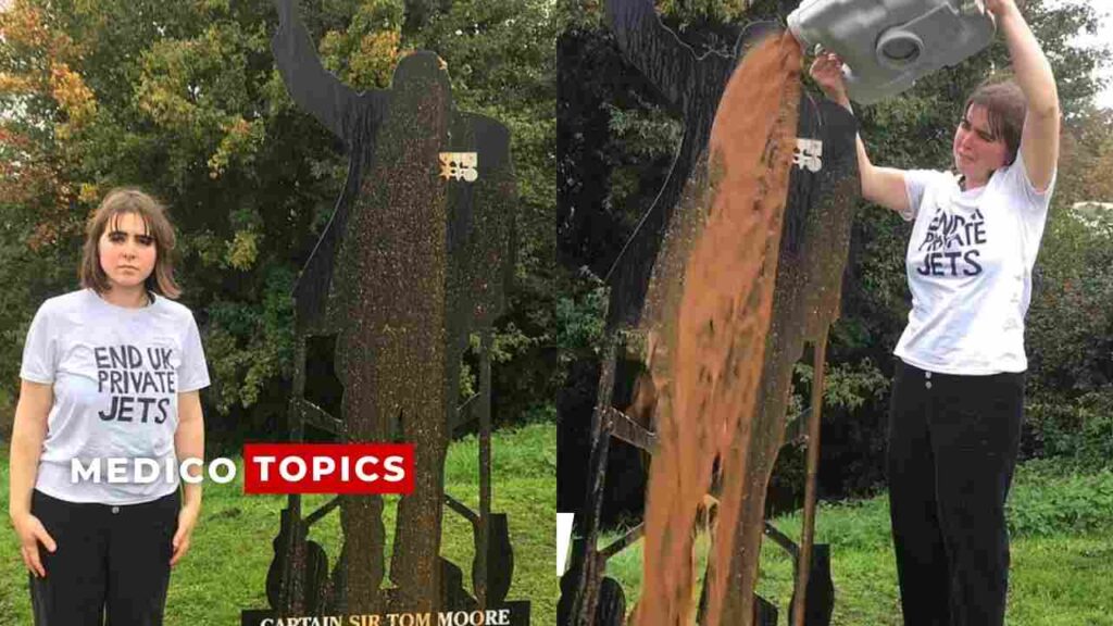 Who is Maddie Budd? Why did Eco zealot pour faeces on Captain Sir Tom Moore memorial? Revealed ...