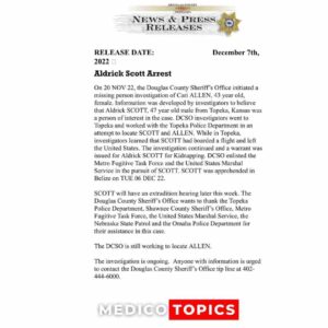 Who is Aldrick Scott? Suspect of missing women Cari Allen is arrested ...