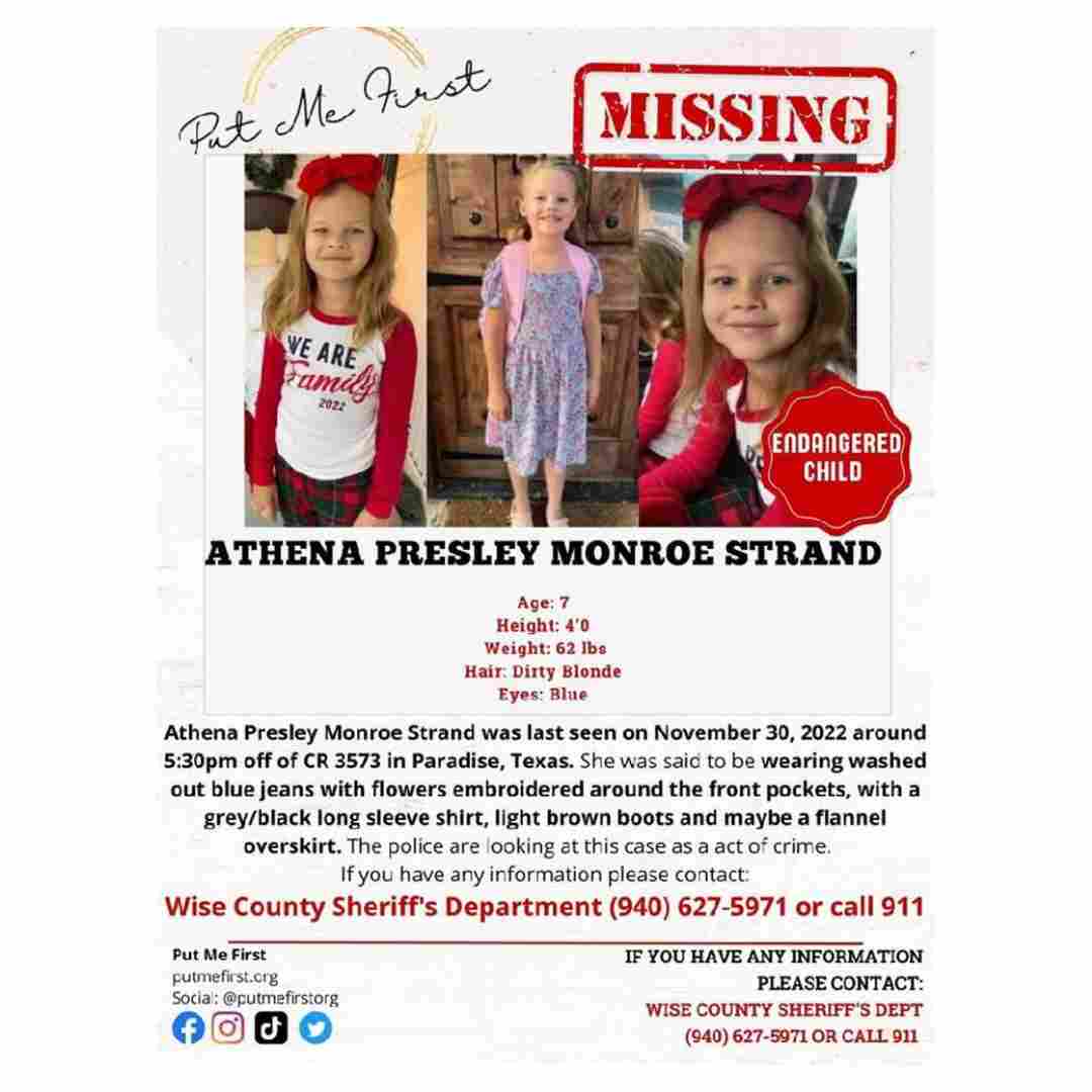 Wise County Missing: Who is Athena Presley Monroe Strand? How we lost ...