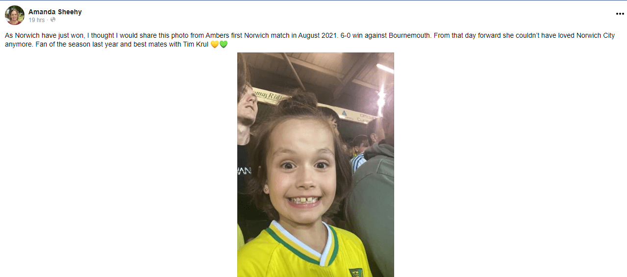 Amber Sheehy passed away after 4 years of struggle with medulloblastoma