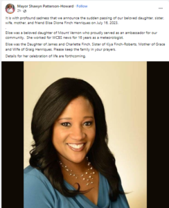 Elise Finch death: How did the WCBS weather reporter die? Cause of ...